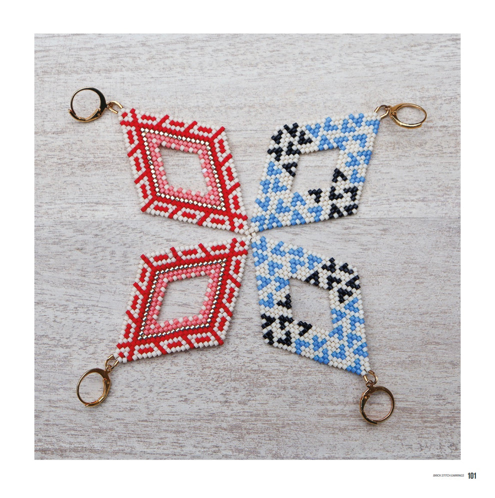 Learn To Make Brick Stitch Earrings: Step-By-Step Beading Tutorials Pl ...