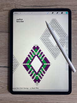 Big Template Bundle - 15 Beading Templates for Print or Procreate ...