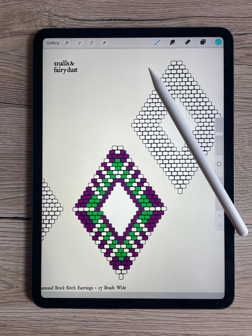 Big Template Bundle - 15 Beading Templates for Print or Procreate ...