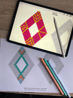 Big Template Bundle - 15 Beading Templates for Print or Procreate ...