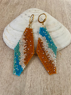 Beach Waves Earring Pattern PDF – Snails and Fairydust