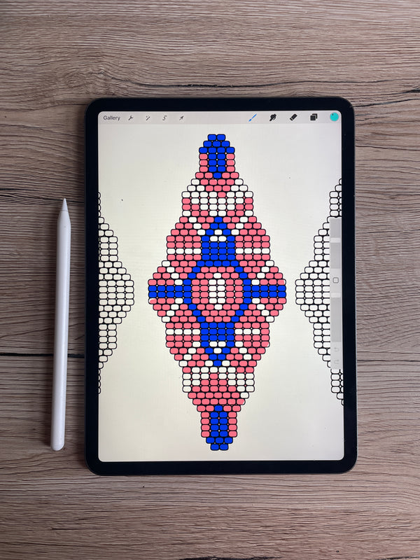 Big Template Bundle - 15 Beading Templates for Print or Procreate ...