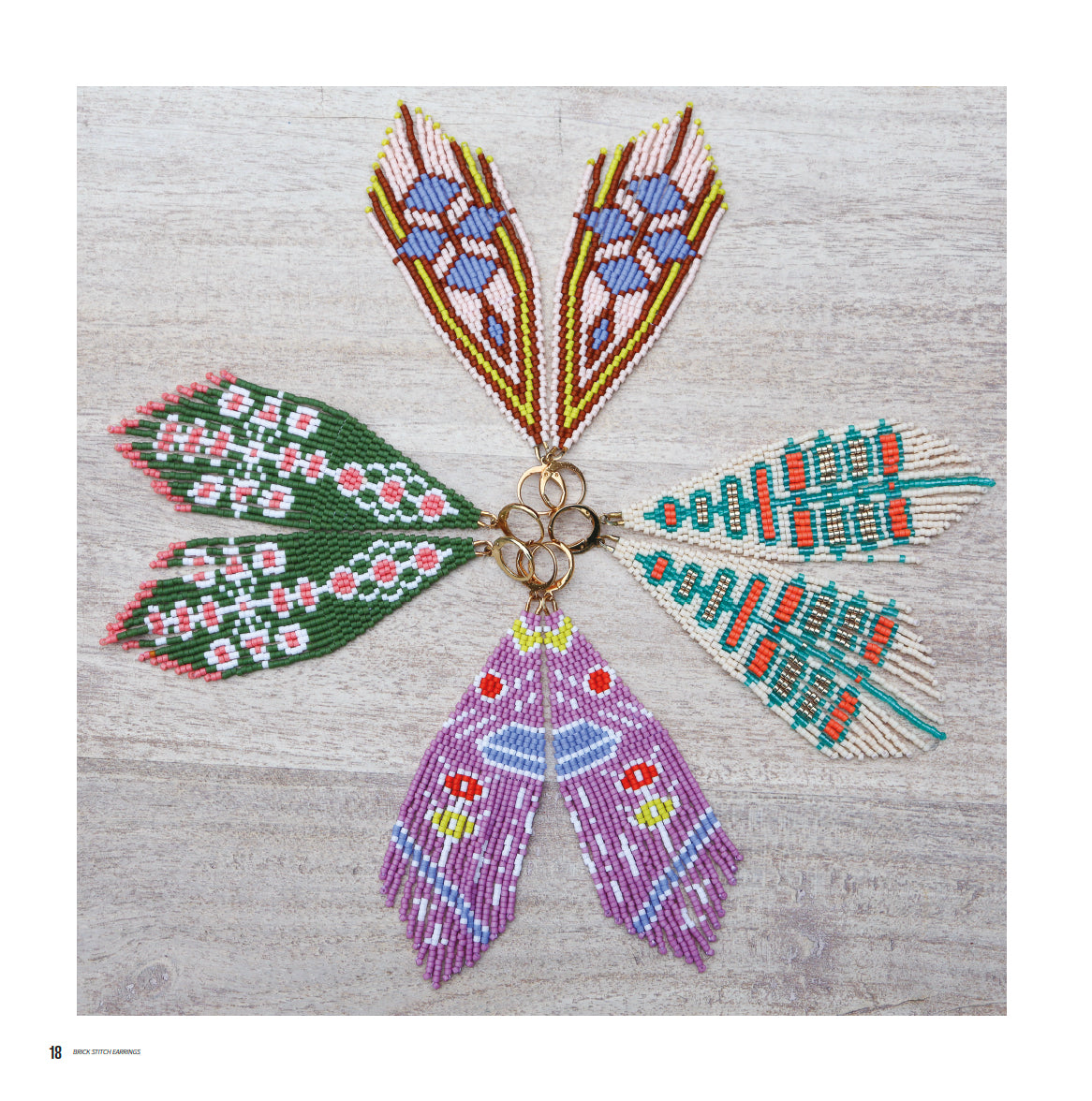 Learn To Make Brick Stitch Earrings: Step-By-Step Beading Tutorials Pl ...