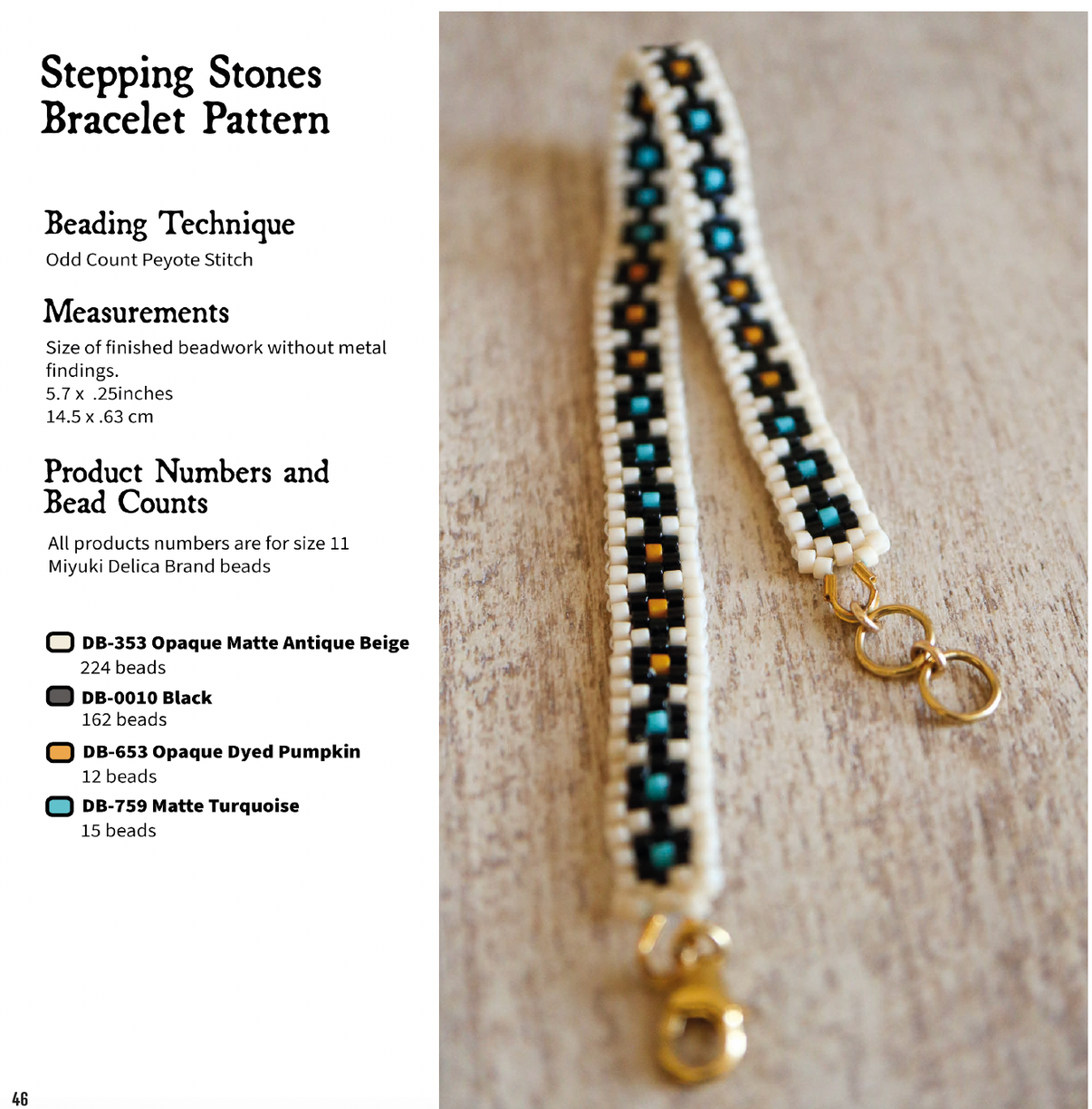 Learn To Make Peyote Stitch Rings and Bracelets : Step-By-Step Beading ...