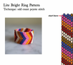 Peyote Stitch Ring 5 Pattern Bundle - Instant Digital Download – Snails ...