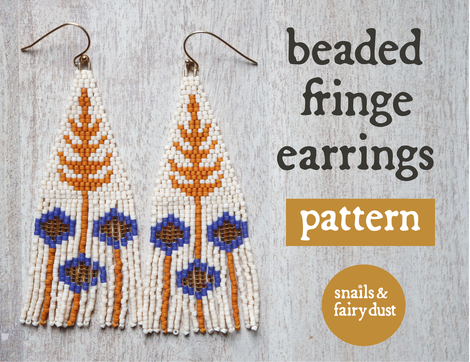 Beaded Fringe Earring Patterns – Page 4 – Snails and Fairydust